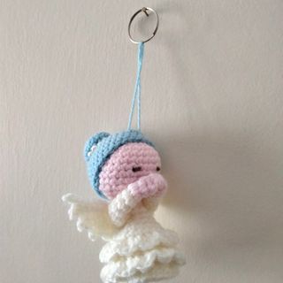 decorazioni angelo amigurumi 