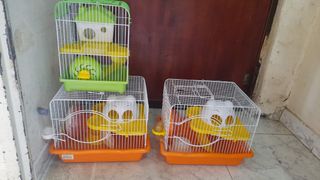 gabbie criceti e mini acquario per pesci 