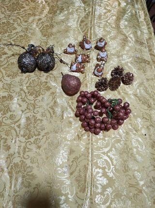 set addobbi natalizi bronzo e oro