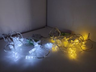 Coppia di catene luminose led