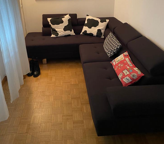 Divano angolare con poggiatesta reclinabili