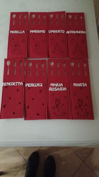 portaposate personalizzato natale