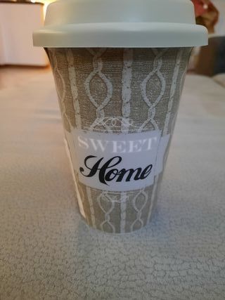 Bicchiere Sweet Home in porcellana