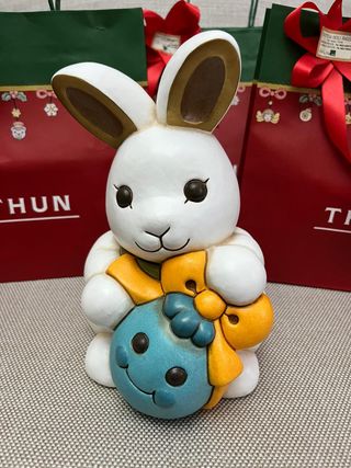 THUN Coniglio Grande con Uovo azzurro