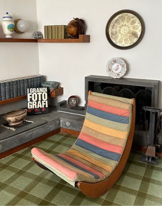 2 sedie a dondolo Verner Panton original anni '70