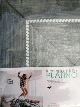 COMPLETO LETTO MATRIMONIALE IN COTONE 