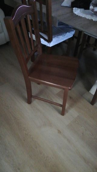10 pz Sedie artigianali in legno massello