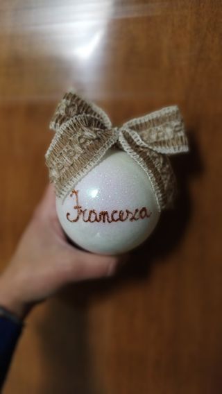 Palla di Natale fatta a mano 🥰