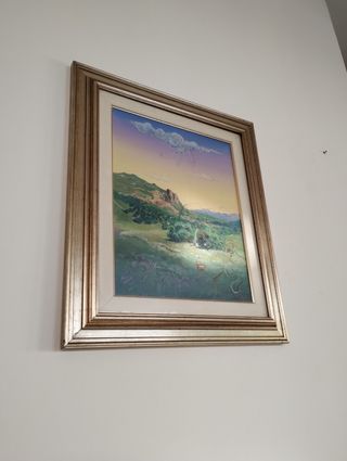 Quadro olio su tela, La natura ti osserva.