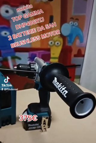 trapano Makita DHP486RTJ 2 BATTERIE DA 5AH
