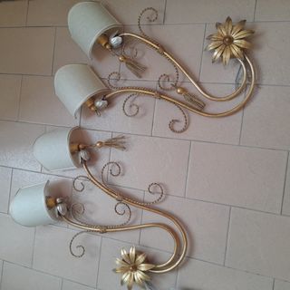 applique in foglia oro