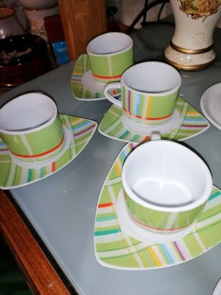 set 4 tazzine da caffè