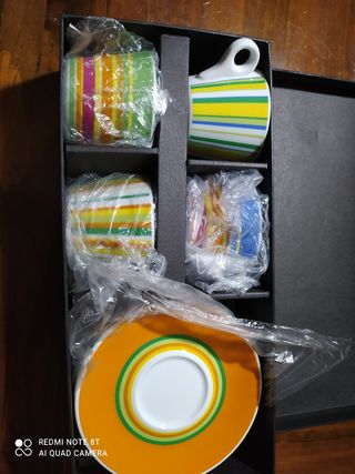 set 4 tazze the / cappuccino