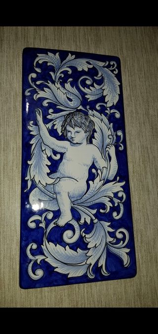 Decorazione da muro/tagliere in ceramica Vietrese