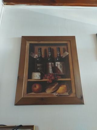 Quadro 56 x 67. cornice in legno. ottime condizion