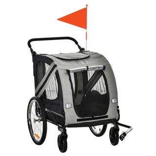 Rimorchio Carrello Passeggino Cani Cane 25 kg
