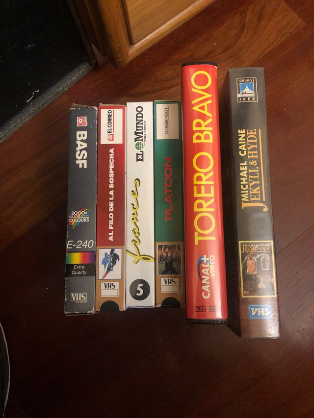 6 CINTAS VHS de segunda mano por 10 EUR en Donostia-San Sebastián en ...