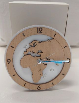 Orologio planisfero da tavolo. Mercuri Design