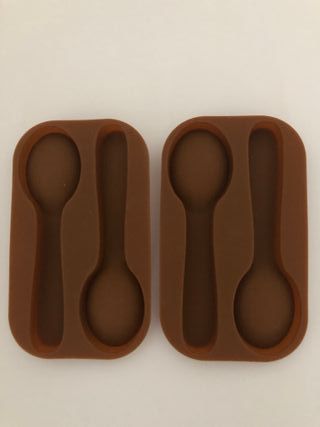 STAMPO CIOCCOLATINI CUCCHIAINI IN SILICONE