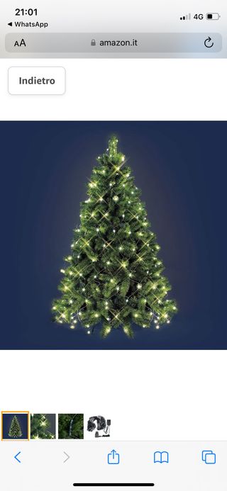 Rete di luci 195 led 