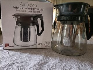 Teiera in vetro borosilicato 