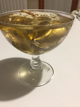 Candela con conchiglie