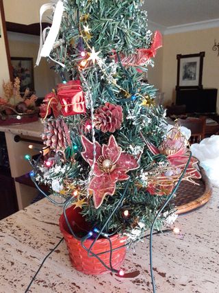 alberello di natale funzionate altezza 57 centimet