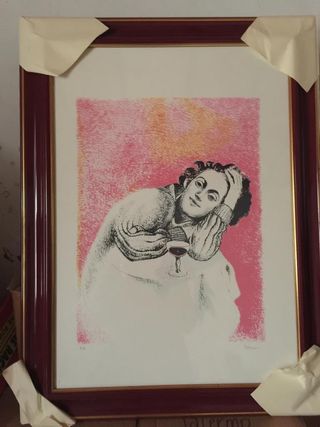 Quadro con figura maschile 