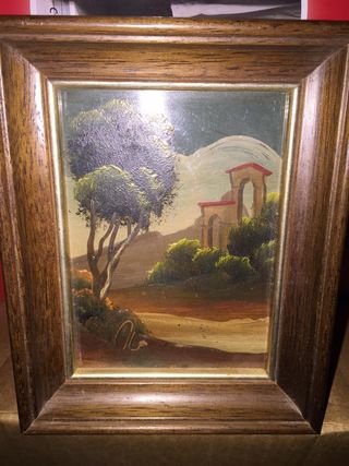 Quadro con paesaggio 