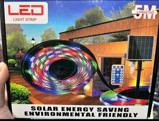 Striscia LED con pannello Solare Esterni,