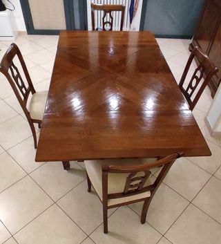 Tavolo con sedie. Bruno Piombini 