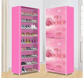 scarpiera 160 cm rosa o grigio 