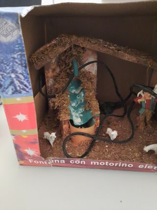 fontana con motorino elettrico