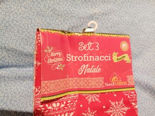 Set tre strofinacci Natale