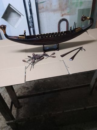 barca neoclassica egiziana 