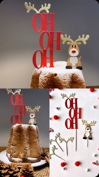 Cake topper natalizio 