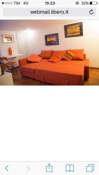 Divano letto con isola