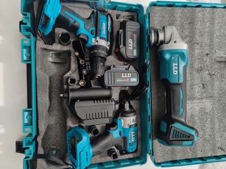 KIT 3 ATTREZZI PROFESSIONALI CON BATTERIE AVVITA