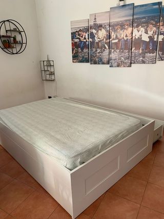 Struttura letto con doghe