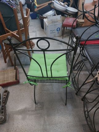 vendo 25 sedie in ferro battuto 