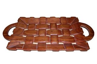 Vassoio in legno massello
