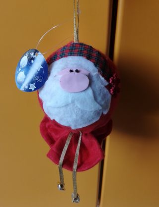 Pallina albero di natale artigianale