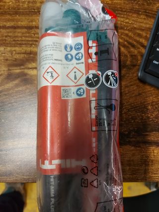 10 confezioni tassello di ancoraggio chimico