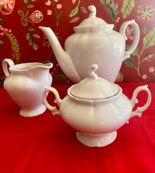 Tazze da tè porcellana bianca Bavaria