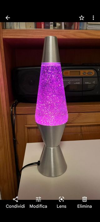 lampada fluorescente fucsia