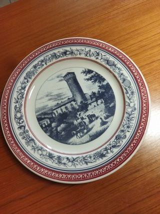 N. 6 Piatti da collezione in ceramica Vintage