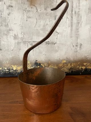 Mestolo grande in rame 