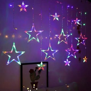 tenda di luci e stelle