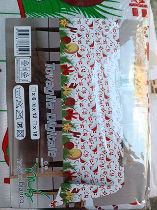 tovaglia cotone natalizia 