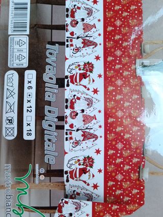 tovaglia cotone natalizia 